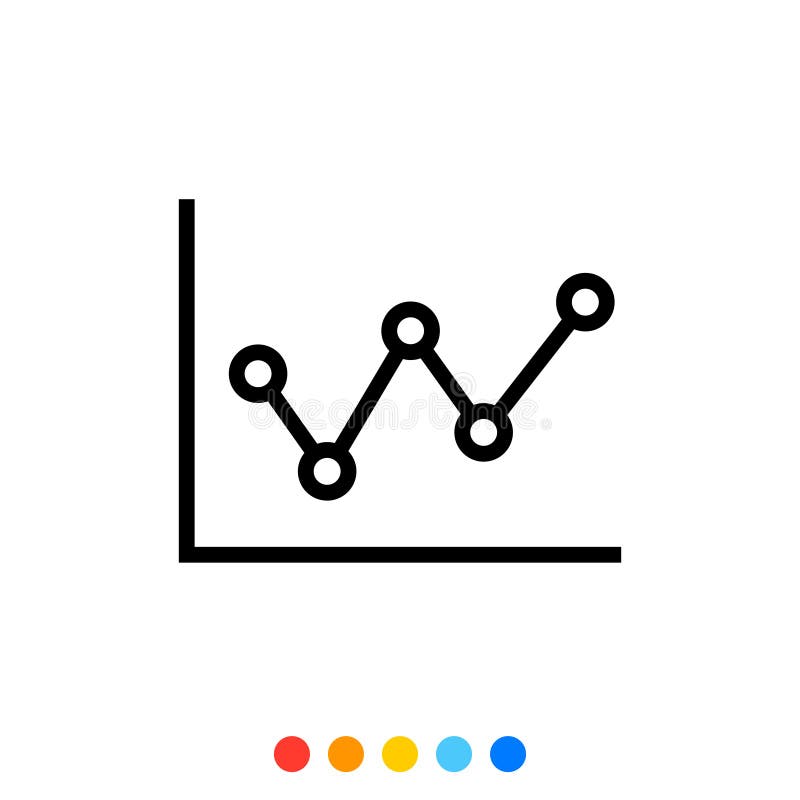 Graph Chart Icon, Vector and Illustration. Stock Vector - Illustration ...