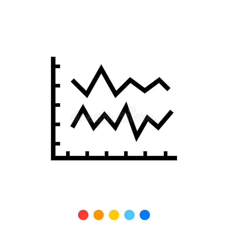 Graph Chart Icon, Vector and Illustration. Stock Vector - Illustration ...