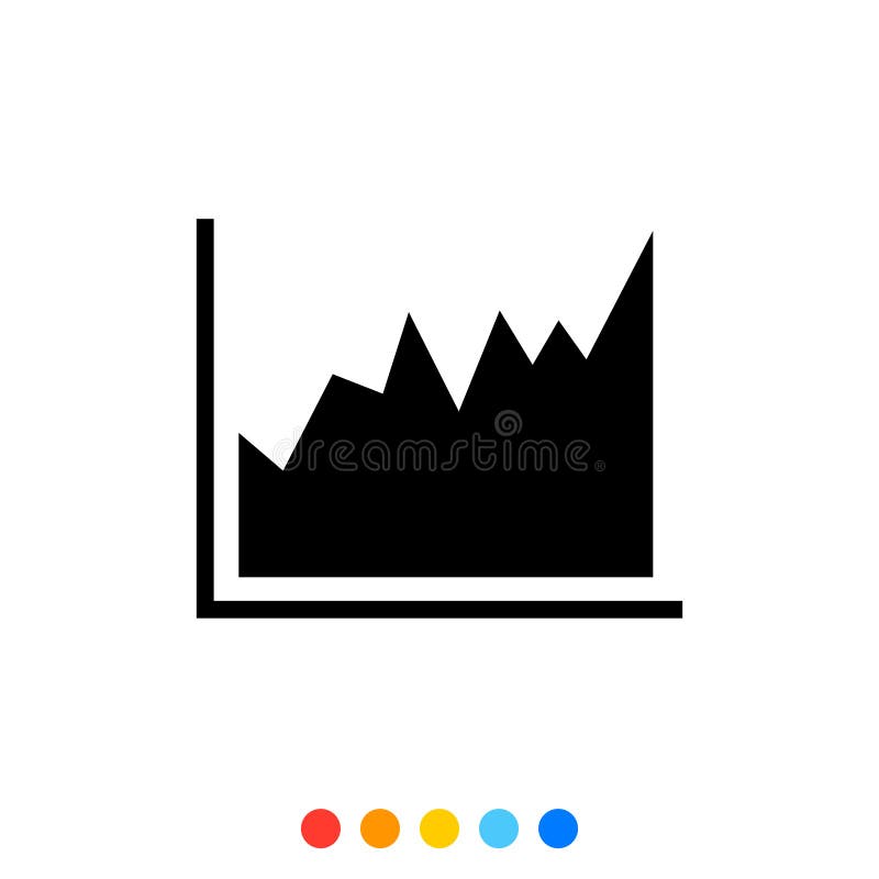 Graph Chart Icon, Vector and Illustration. Stock Vector - Illustration ...