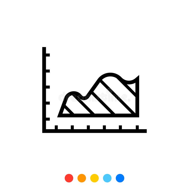 Graph Chart Icon, Vector and Illustration. Stock Vector - Illustration ...