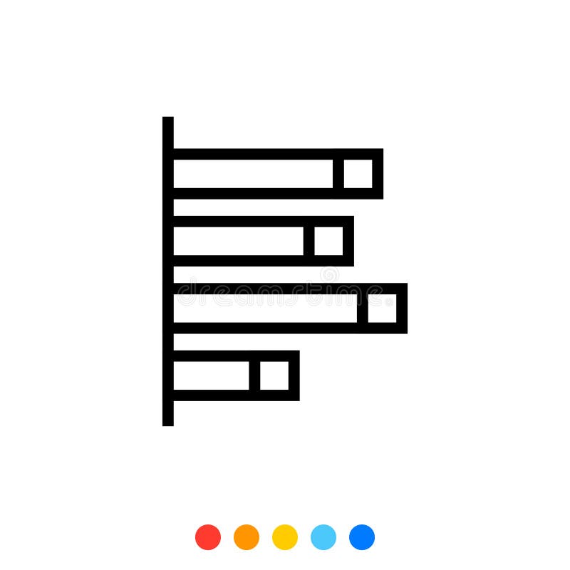 Graph Chart Icon, Vector and Illustration. Stock Vector - Illustration ...