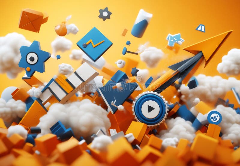 The Modern Graphic Design Process. Key Symbols and Tools Used by ...