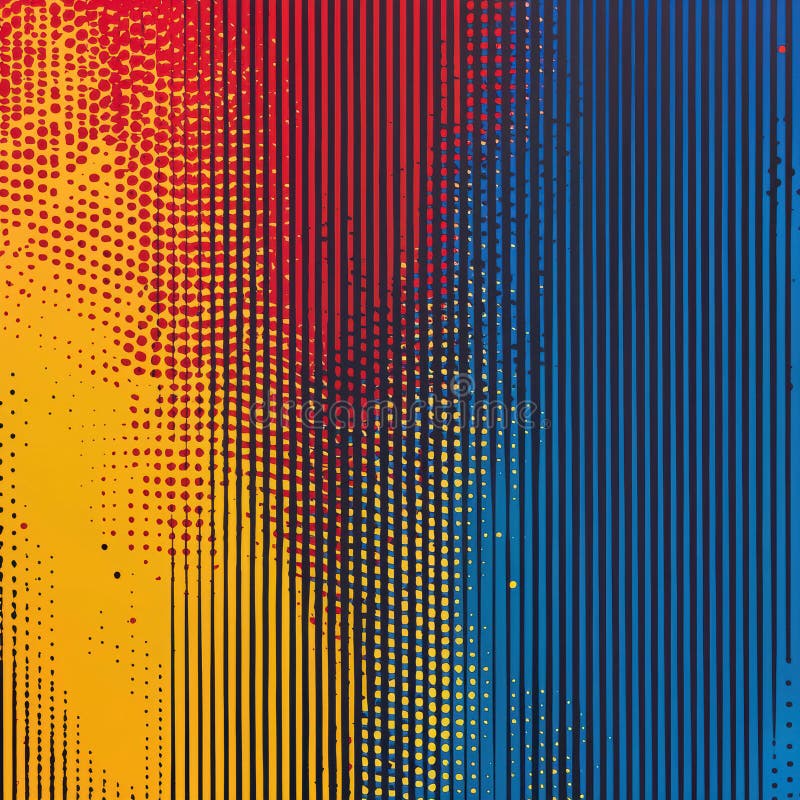 This is a Modern, Graphic Digital Artwork with an Abstract Design of ...