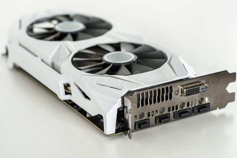 Modern Graphics Video Card for the Computer Stock Image - Image of card ...