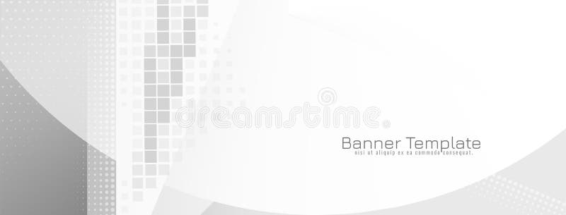 Modern Gray Color Geometric Concept Glossy Banner Design Stock Vector ...