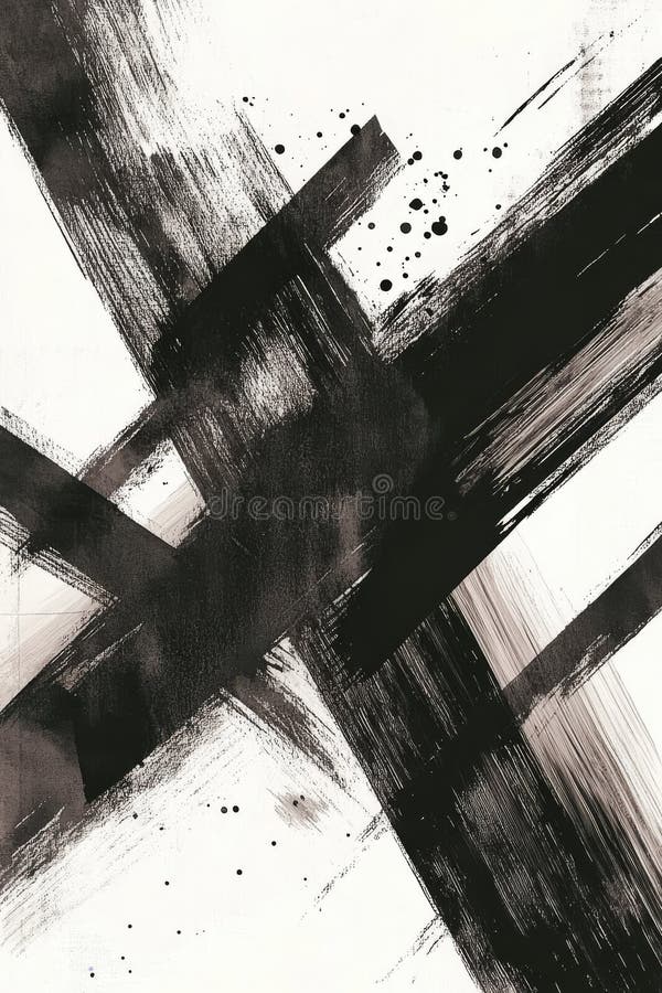 Modern Gray Splatters and Watercolor Effects Create a Fluid Paint ...