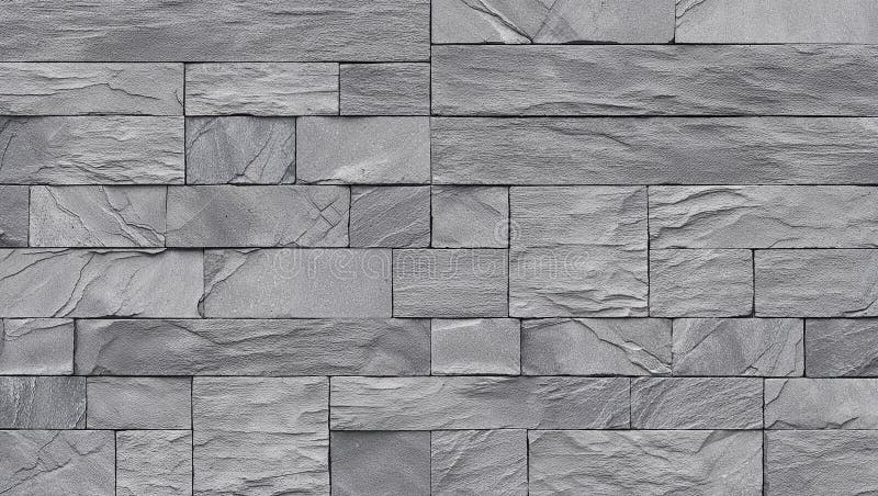 Modern Gray Stone Cladding Wall Tiles Creating Seamless Texture Stock ...