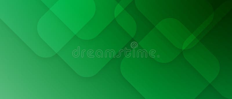 Modern Green Abstract Web Banner Background Stock Illustration ...