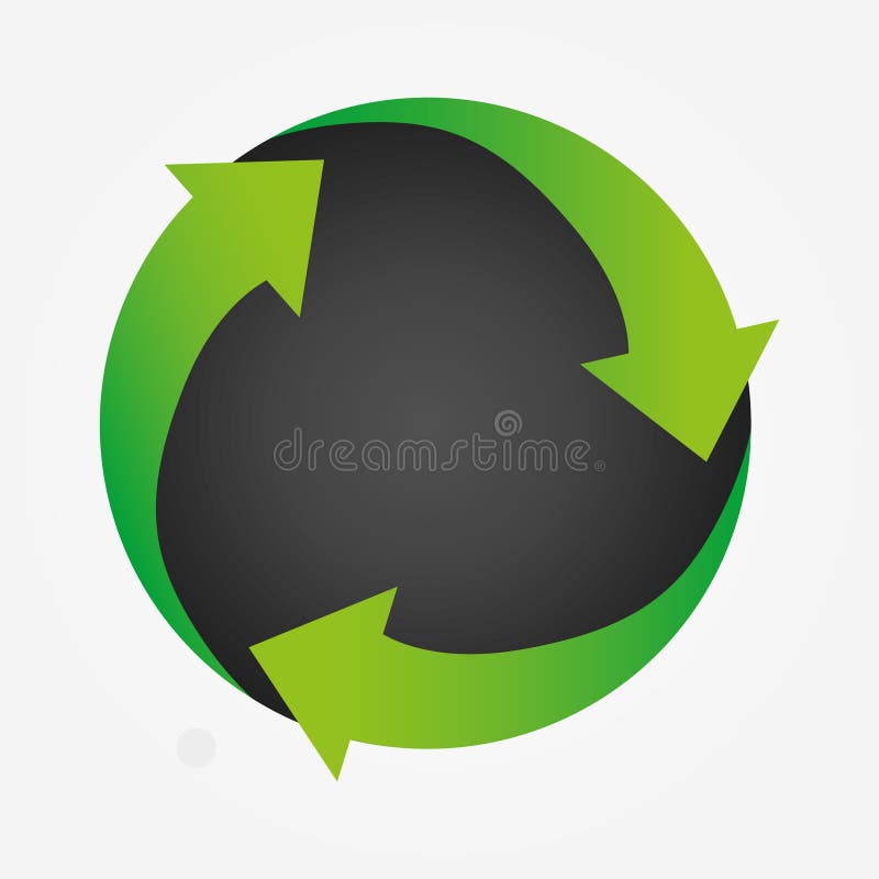 Modern Green Business Economic Logo. App Refresh Icon Stock ...