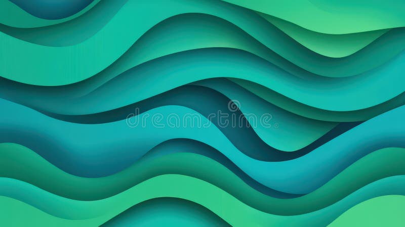 Modern Green Curve Banner with Gradient Layers Offers a Fresh, Vibrant ...