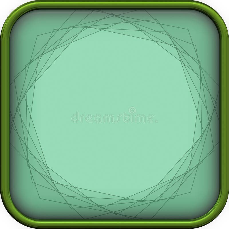 Modern green frame stock illustration. Illustration of adspace - 68622290