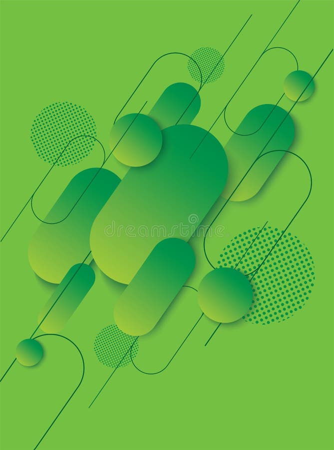 Modern Green Gradient Trendy Background Vector Illustration EPS10 Stock ...