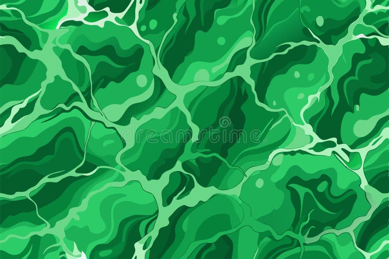 Modern Green Marble Texture. Seamless Vector Design Stock Illustration ...