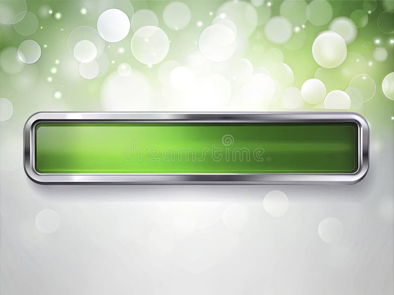 Modern Green Progress Bar with Silver Frame a Sleek Loading Indicator ...