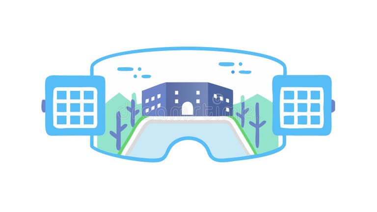 Modern Green VR Headset Icon for Immersive Virtual Experiences, Tech ...