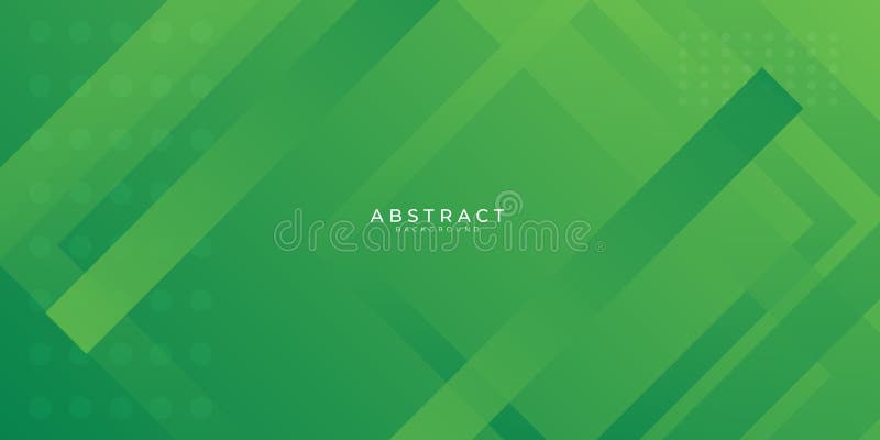 Modern Green Web Header Abstract Background. Vector Illustration Tech ...