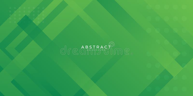 Modern Green Web Header Abstract Background. Vector Illustration Tech ...