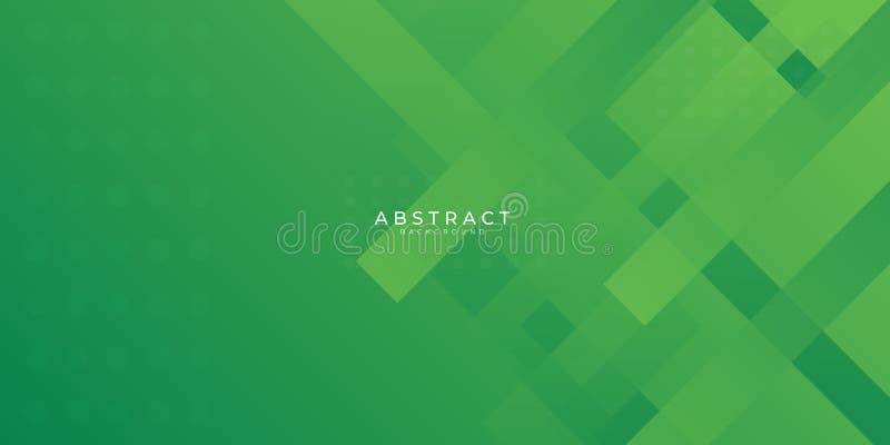 Modern Green Web Header Abstract Background. Vector Illustration Tech ...