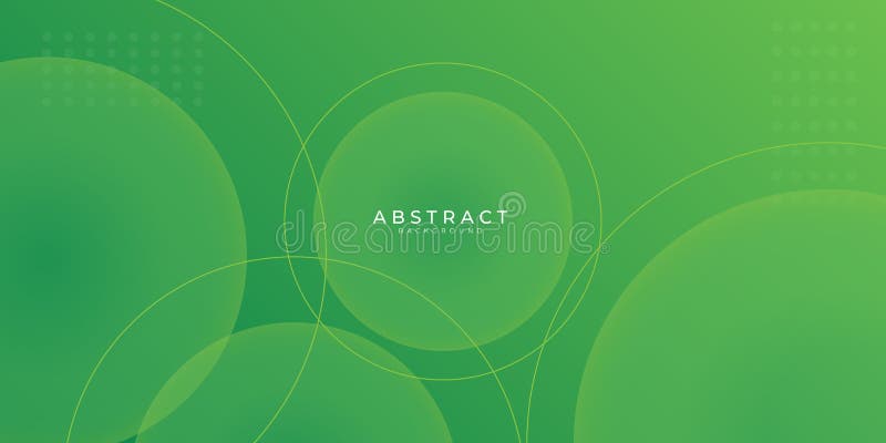 Modern Green Web Header Abstract Background. Vector Illustration Tech ...