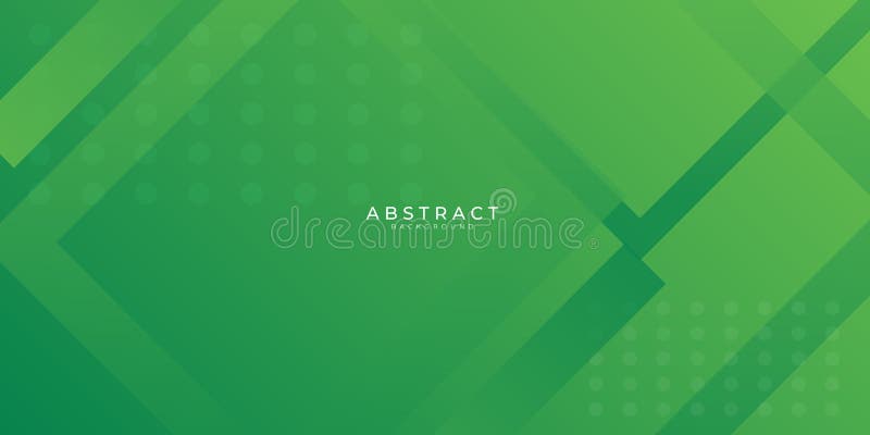 Modern Green Web Header Abstract Background. Vector Illustration Tech ...