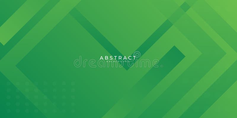 Modern Green Web Header Abstract Background. Vector Illustration Tech ...
