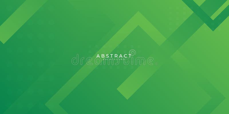 Modern Green Web Header Abstract Background. Vector Illustration Tech ...