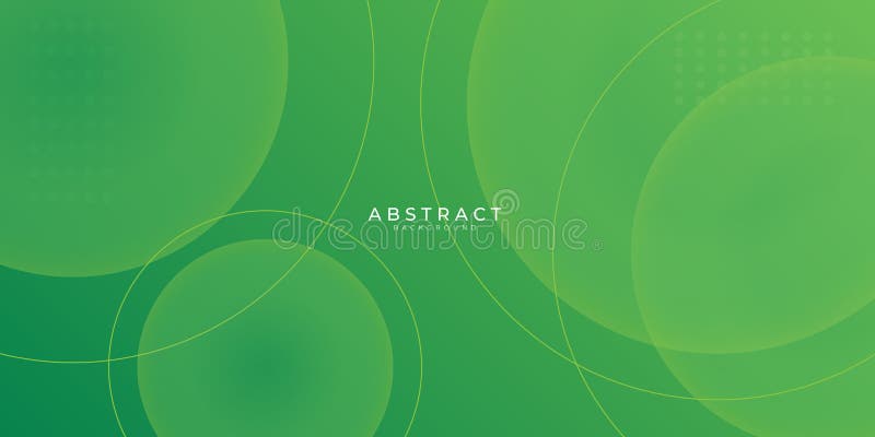 Modern Green Web Header Abstract Background. Vector Illustration Tech ...