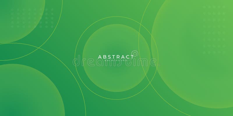 Modern Green Web Header Abstract Background. Vector Illustration Tech ...