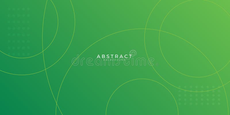 Modern Green Web Header Abstract Background. Vector Illustration Tech ...