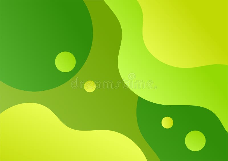 Modern Green Yellow Abstract Background. Vector Abstract Graphic Design ...