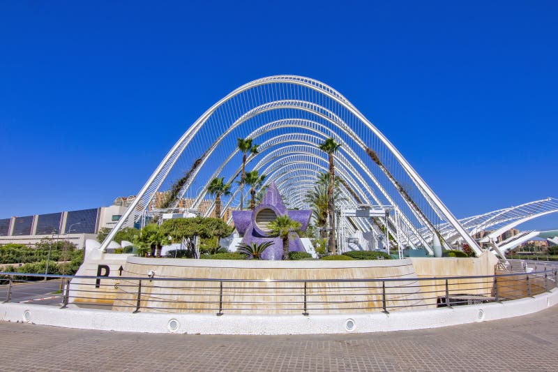 Modern Greenery in Futuristic Valencia Editorial Image - Image of ...