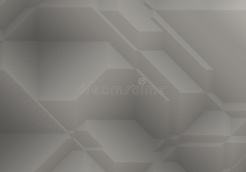 Abstract Technology Background - Grey Backdrop Stock Illustration ...