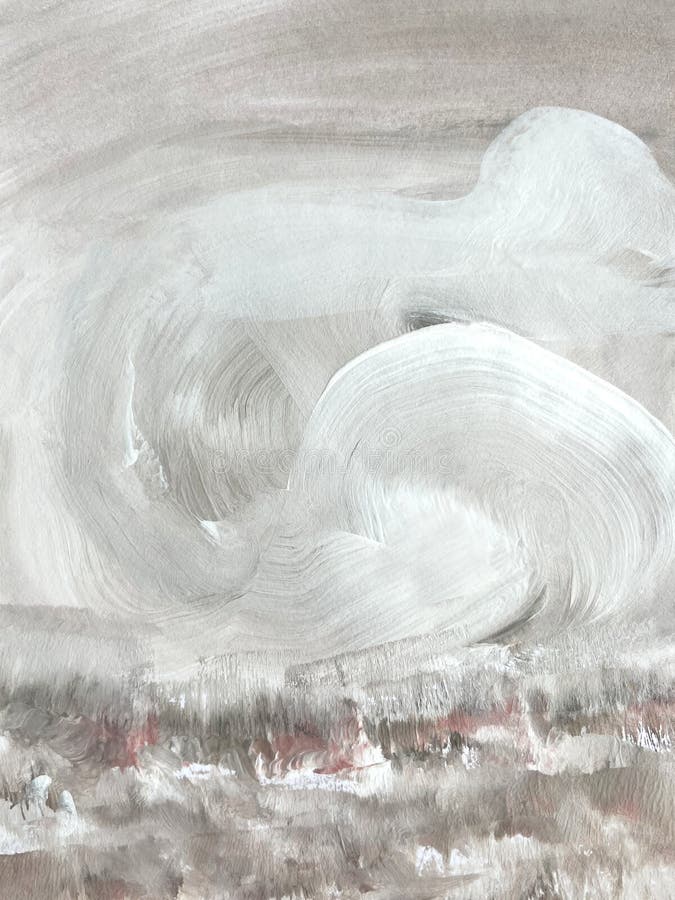 Modern Grey Art Background. Contemporary Art. Stock Illustration ...