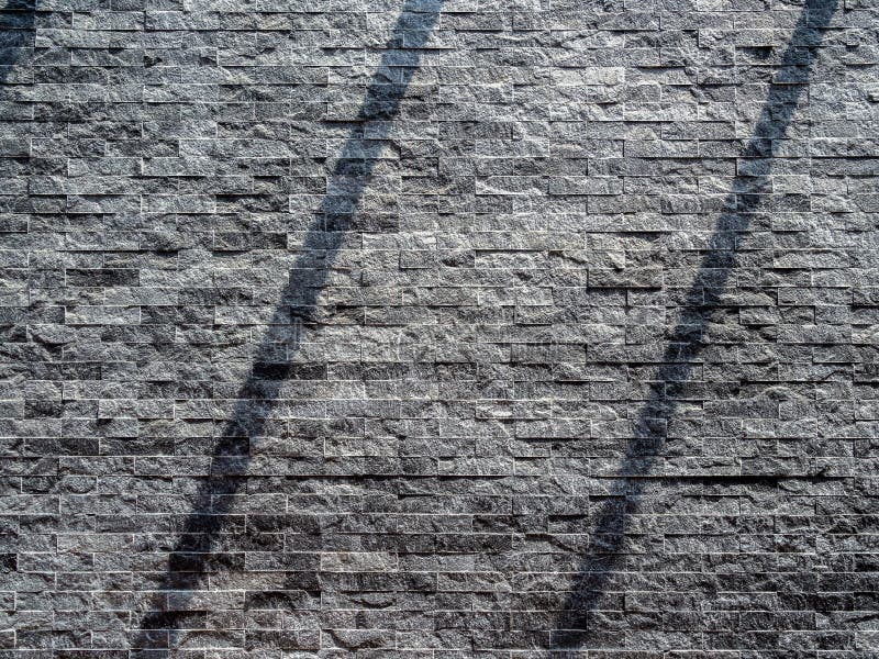 Modern Grey Brick Wall Texture Background Stock Image - Image of light ...