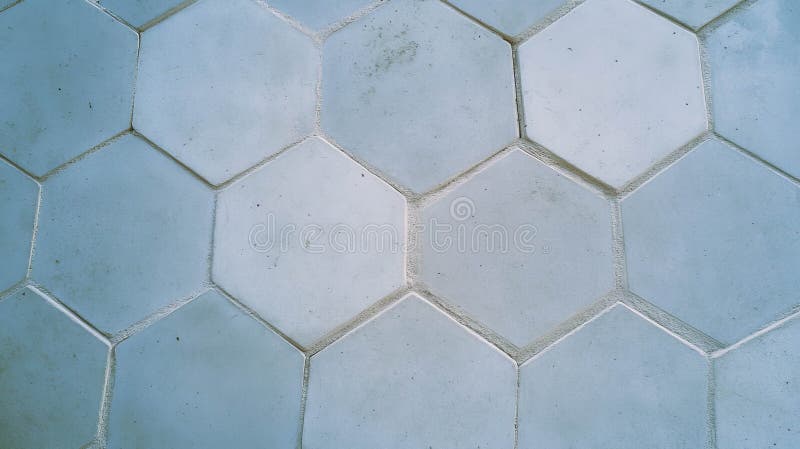 Modern Grey Hexagonal Tile Pattern with White Grout for Interior Design ...