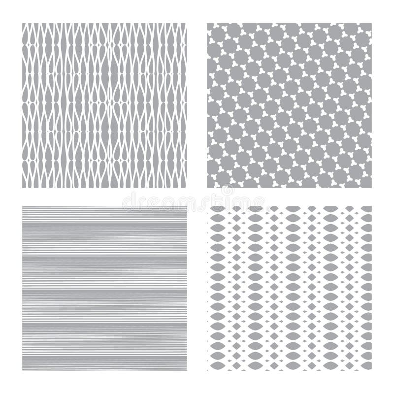 Modern grey pattern. stock vector. Illustration of elegant - 107599359