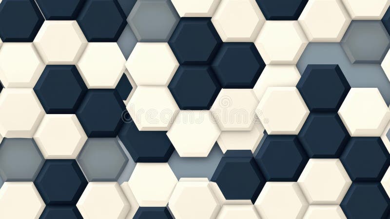 Modern Grey and White Hexagonal Net Pattern, Perfect for a Sleek and ...