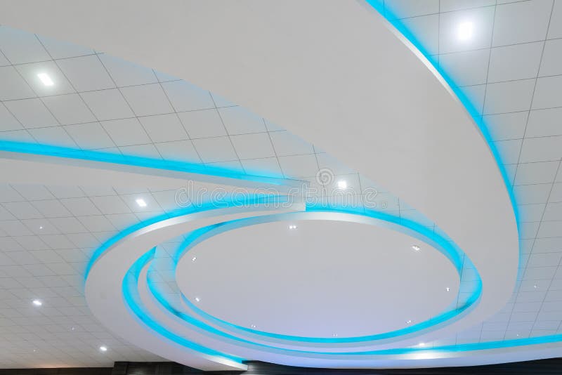 Modern Grid Architecture in the Garden Stock Image - Image of festival ...