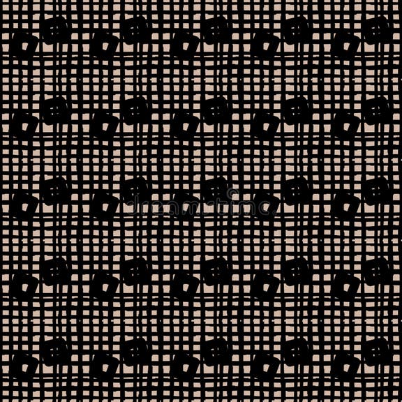 Modern Grid Pattern with Abstract Squares Stock Vector - Illustration ...