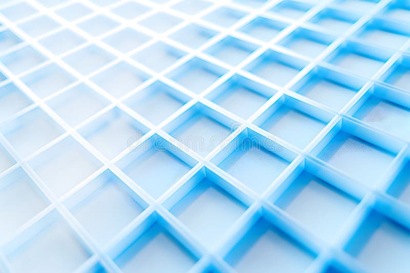 Modern Grid Pattern in Glossy Blue Tones with a Clean and Minimal ...