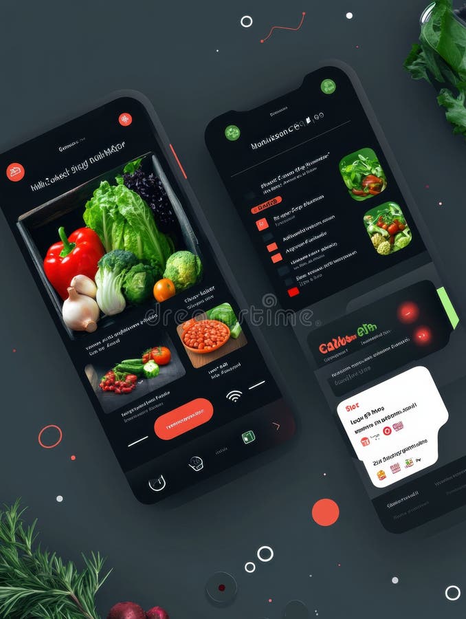 Food Delivery App Ui Design Stock Photos - Free & Royalty-Free Stock ...
