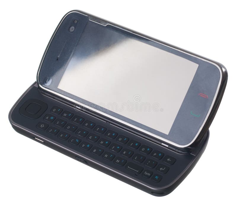 Modern gsm telephone stock image. Image of handheld, left - 11820859