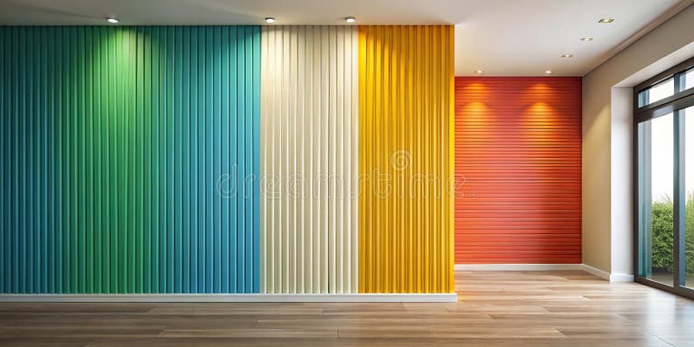 Modern Gypsum Board Wall Mockup a Versatile Design Template for ...