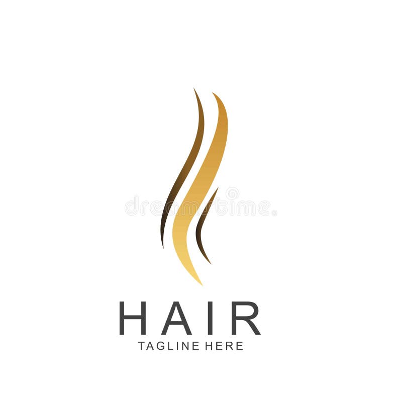Modern Hair Salon Logo Design Stock Illustration - Illustration of ...