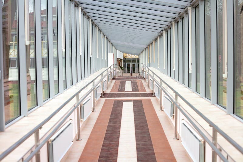 Modern hall stock image. Image of corridor, perspective - 45755329