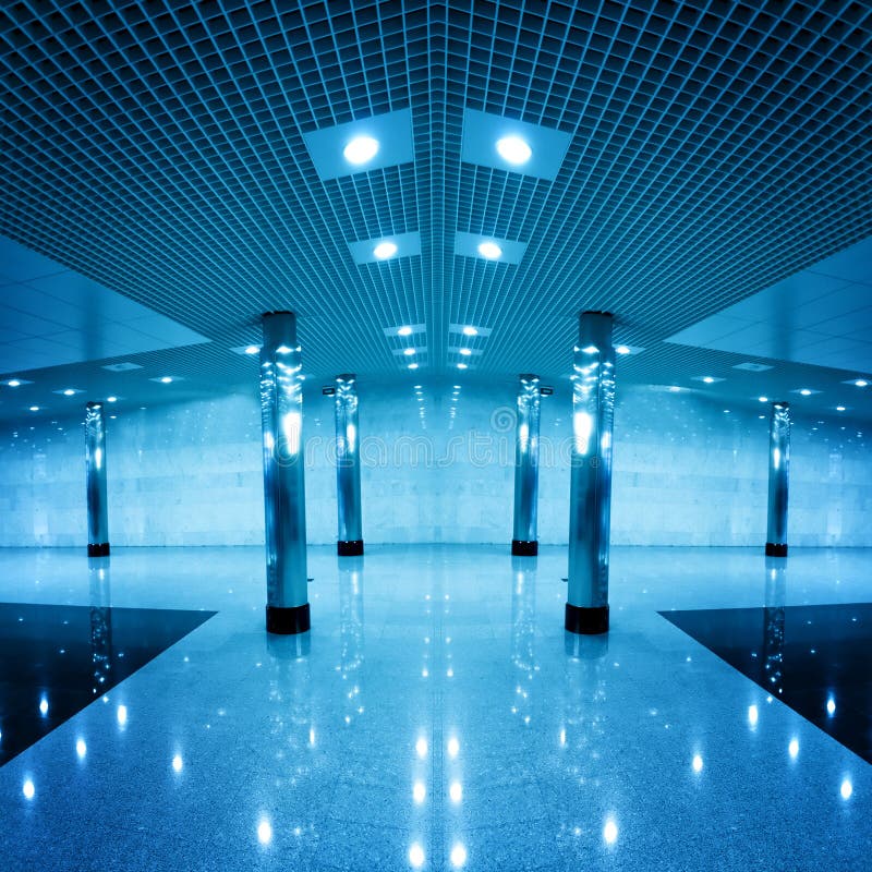 Modern hall inside office stock photo. Image of azure - 13392460