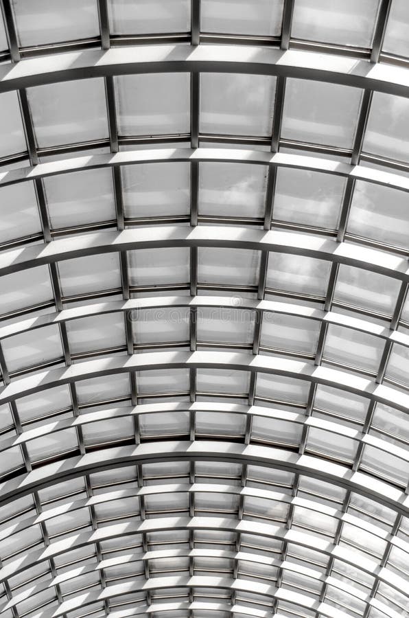 Modern Hall at the Top, Modern Building Interiors. Stock Image - Image ...