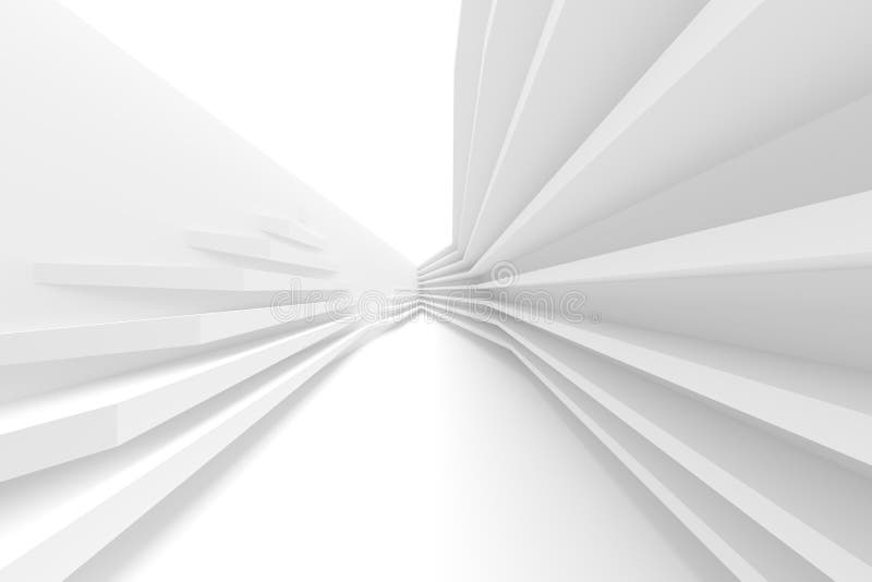 Modern Hall Wallpaper. White Urban Texture Stock Illustration ...