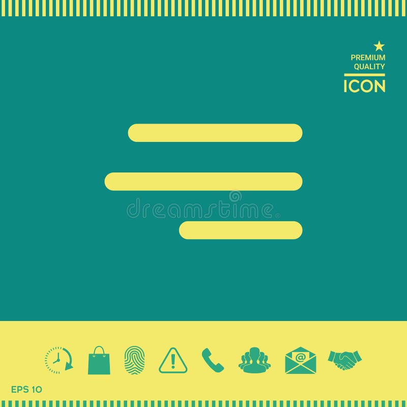 Modern Hamburger Menu Icon for Mobile Apps and Websites Stock Vector ... Modern Hamburger Menu Icon for Mobile Apps and Websites Stock Vector ...