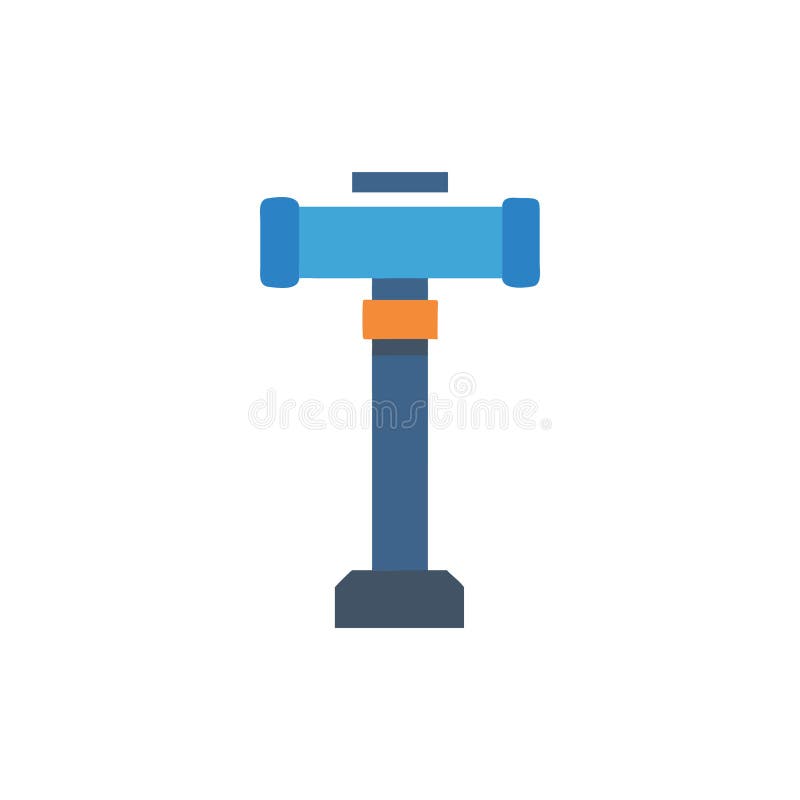 Modern Hammer Icon for Construction Tasks Stock Illustration ...